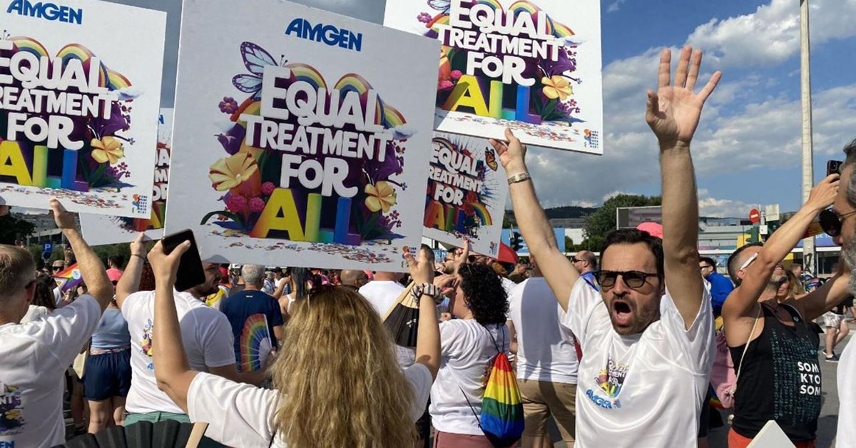 H AMGEN υπερήφανος υποστηρικτής του EuroPride 2024